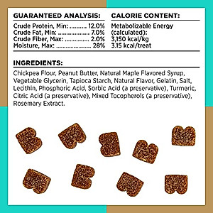 BIXBI Pocket Trainers, Peanut Butter (6 oz, 1 Pouch) - Small Training Treats for Dogs - Low Calorie and Grain Free Dog Treats, Flavorful Pocket Size Healthy and All Natural Dog Treats