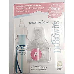 Dr. Browns Natural Flow Preemie Standard Nipple pack of 4