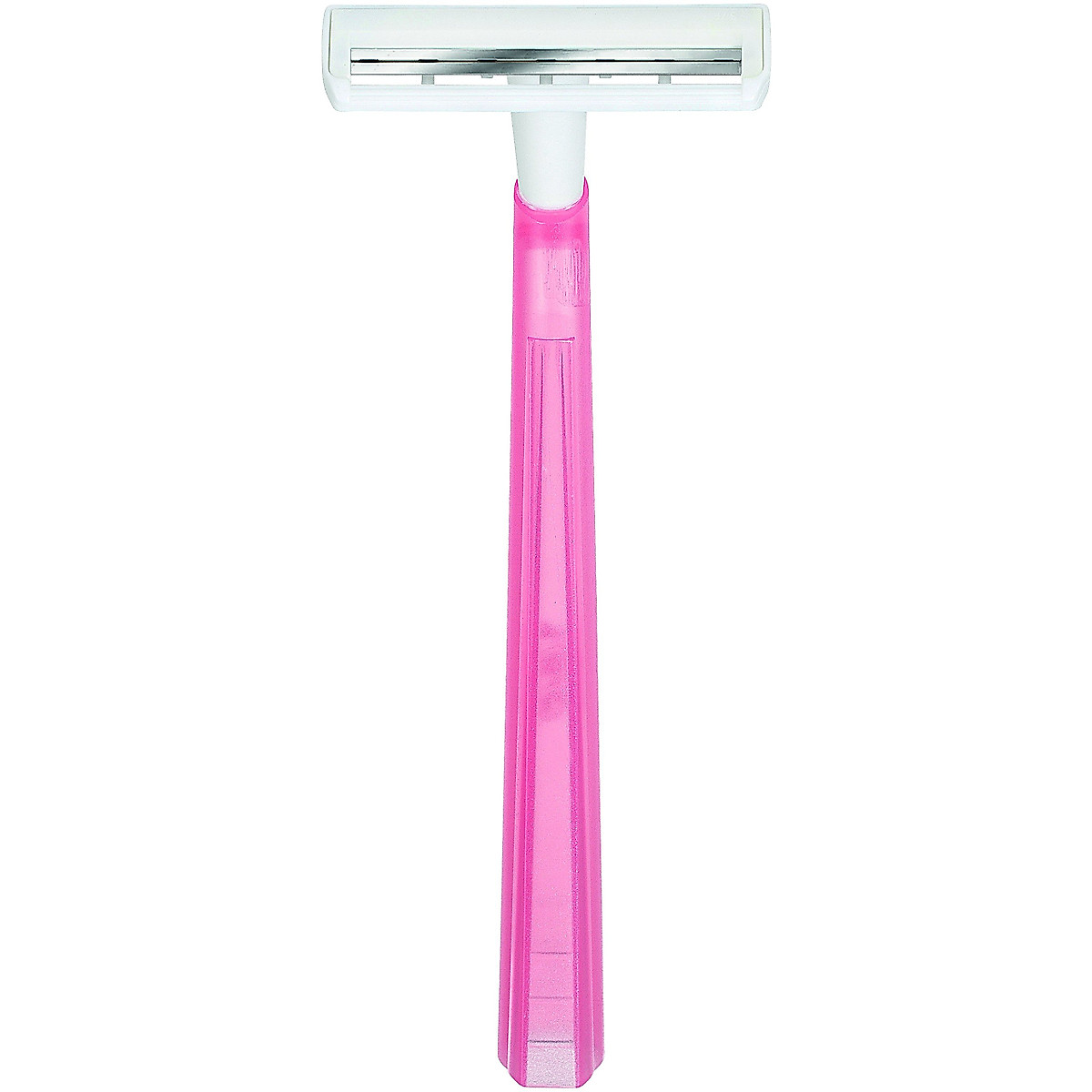 BIC Twin Lady Sensitive Razors, Disposable Razors with Two Blades for a Smooth and Precise Shave, Pack of 15