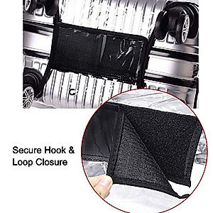 GigabitBest Thicken Luggage Cover Suitcase Cover Protector with Large Velcro (28''(25.19''H x 19.68''L x 11.41''W))