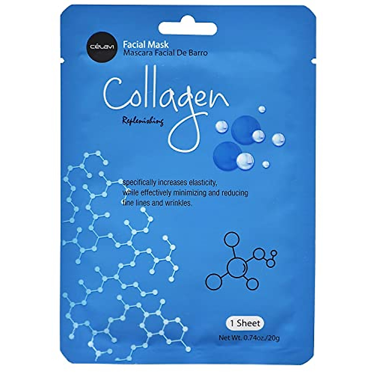 celavi Essence Facial Face Mask 24 Sheets K-Beauty Skincare Korea Skin Care Moisturizing C type