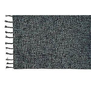 LOOMINAIRE Handmade Carpet Nomad Midnight Blue Wool Natural Fiber Easy Maintenance Rug for Living Room Bed Room Family Room Floors (8' x 10')