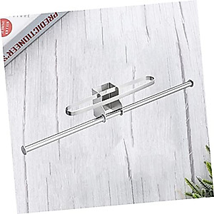 BUGUUYO Metal Clothing Rack Wall Mounted Clothes Rack Heavy Duty Coat Hangers Wall Mounted Clothes Hanger Rack Heavy Duty Garment Rack Heavy Duty Clothes Hanger Metal Coat Hanger Shelf Set