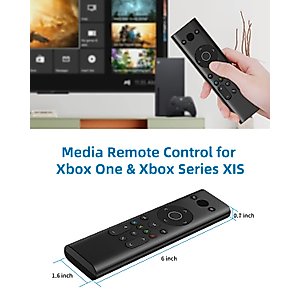 OLCLSS Media Remote Control for Xbox One, Xbox One X|S & Xbox Series X|S - Compatible with Multiple Console Models for Xbox