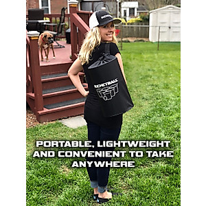 BucketBall | Giant Yard Pong Edition Starter Pack | Best Beach, Pool, Yard, Camping, Tailgate, BBQ, Lawn, Water, Indoor, Outdoor Game Toy for Adults, Boys, Girls, Teens, Family