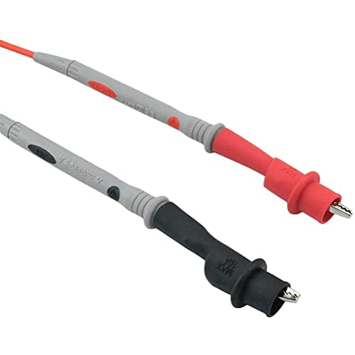 Replacemen Push-on Alligator Clips for Multimeter Test Lead,4 Pcs (4 PCS)