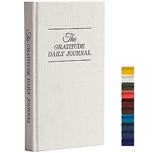 Stilip 5 Minute Journal,Gratitude Journal for Women ,Manifestation Journal,Positivity Five Minute Guide & Reflection Journal Planner 2022-2023 Undated Daily Journal White