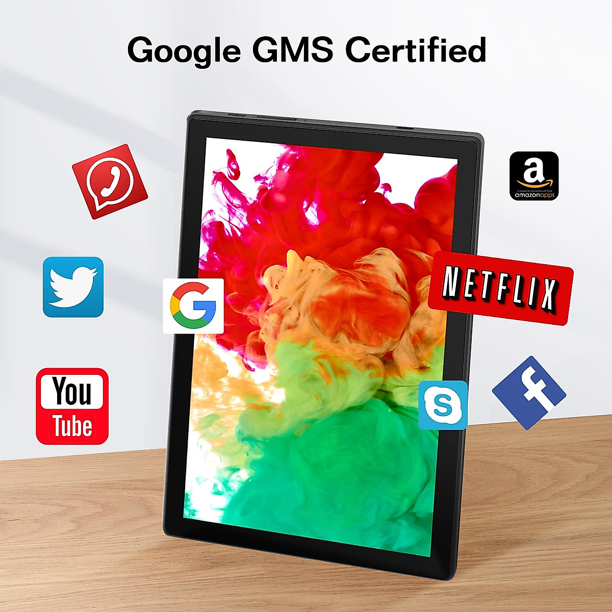 Tablet 10 inch Android Tablets for Adults 64GB Storage 512GB Expand, Google Tablet Android 11, Computer Tablet 10.1 inch IPS Touch Screen, WiFi Tablet 10+ inch with Dual Camera Metal Case