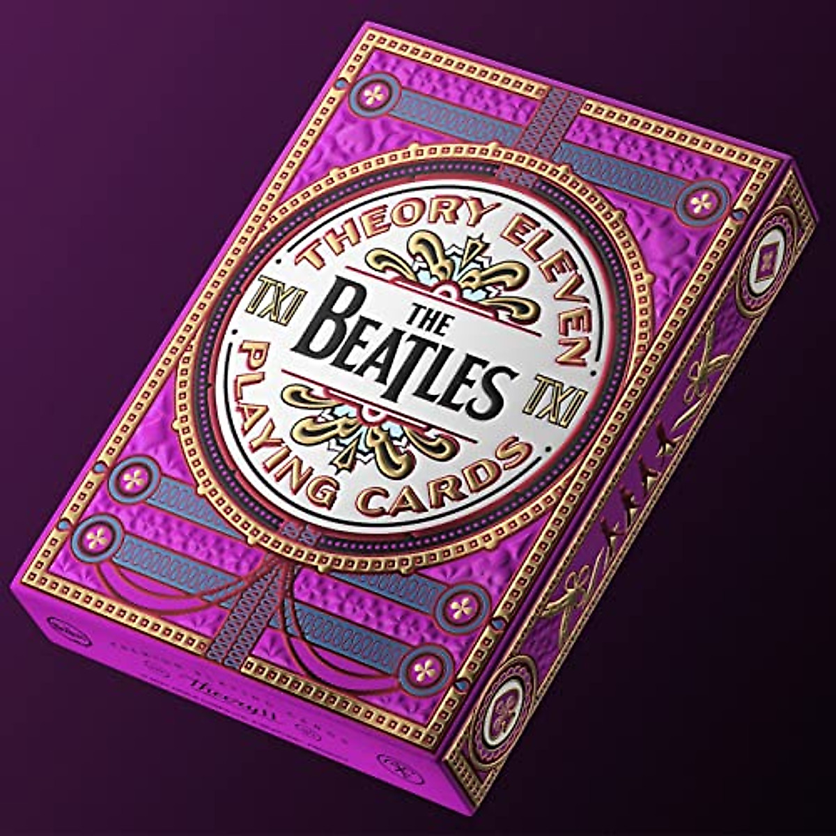 theory11 The Beatles Premium Playing Cards - Pink Deck Officially Licensed Collector's Cards