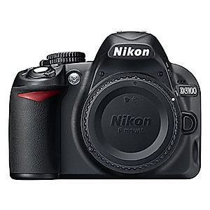 Nikon D3100 14.2MP Digital SLR Camera Body Only - (Black) (Kit Box, No Lens) (International Version) (Renewed)