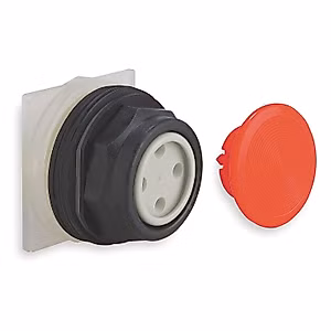 Schneider Electric Plastic Push Button Operator, Type of Operator: 35mm Mushroom Head, Size: 30mm, Action: Momentary Pu
