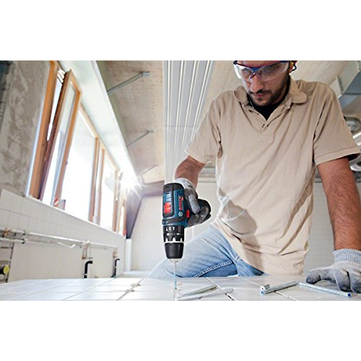 Bosch Professional GSB 10.8-2 LI 10.8V Body Only Cordless Li-Ion 2-Speed Combi Drill in Carton