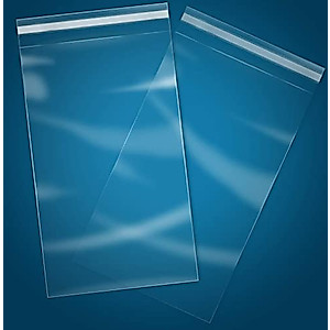 iMailer - 100 Count - 4" x 6" Self Sealing Cellophane Bags- Clear Small Poly Bags for Cookie, Treats, Party Favors, Photo, Jewelry