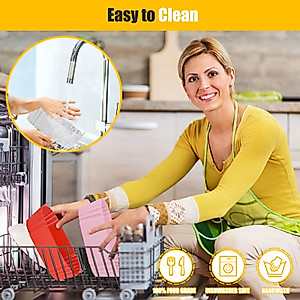 MMH 3PCs Square Air Fryer Silicone Liners for 5-8QT Airfryers, Reusable & Durable Airfryer Pot Inserts Replacement for Oven Microwave Accessories | Easy Cleaning | Reduces Mess