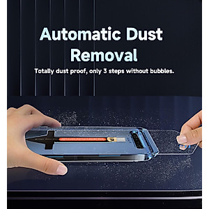 MAGIC JOHN 2 Pack for iPhone 13 Pro Max/iPhone 14 Plus 6.7 inch Privacy Glass Screen Protector, Auto Dust-Elimination Installation, Bubble Free, Easy Installation