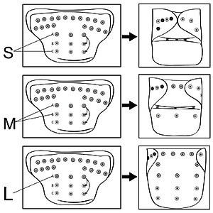 Ohbabyka Reusable Washable Baby Boys/Girls Pocket Cloth Diapers with 1pc Insert (Penguin+1 Insert)