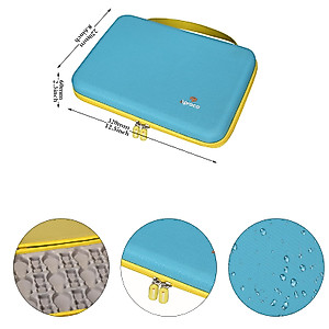 Aproca Portable Hard Storage Case, for hand2mind Numberblocks Stampoline Park Stamp Activity Set (Case Only)