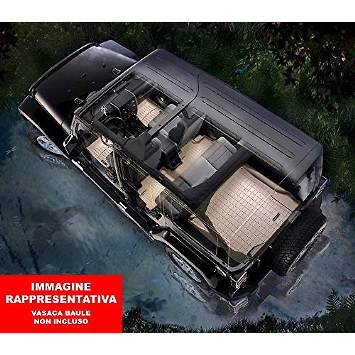 WeatherTech Custom Fit FloorLiners for Trax, Encore - 1st & 2nd Row (44532-1-2), Black
