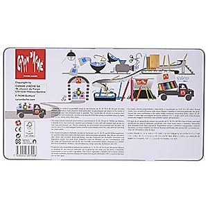 Caran d'Ache Fancolor Color Pencils, 40 Colors