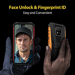 Ulefone Armor 8 Rugged Cell Phones Unlocked, Waterproof Phone 4GB RAM 64GB ROM 256GB Expansion, 16MP+5MP+2MP Camera, Android 11 Octa-core, 6.1 inch Display, NFC, OTG, GPS, 5G WiFi, Global Version, Red
