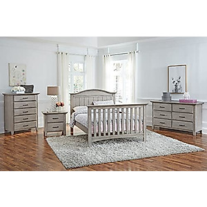 Soho Baby 44088930 Chandler Crib to Full-Size Bed Conversion Kit, Smooth Stone Wash Finish, GreenGuard Gold Certified