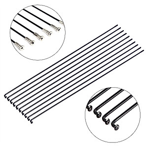 36Pcs/Set Bike Spokes Steel Mountain Bike Twisted Spokes 259/261mm 5 Colors(#5) and Spare Parts Spoke Spoke