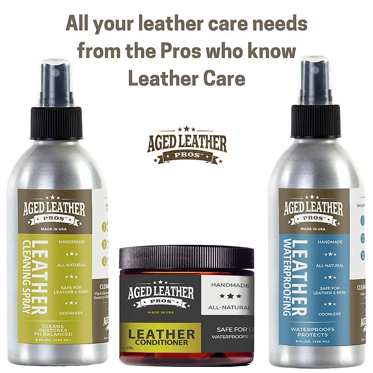 Beeswax Leather Conditioner Recommended by Pros for Genuine Leather, 6 OZ, Made in USA, All-Natural & Non-Toxic