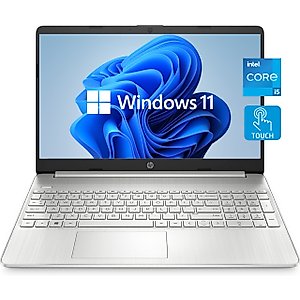 HP 2022 Pavilion Laptop, 15.6" FHD IPS Touchscreen Display, Intel 11th Gen 4-Core i5-1135G7 Processor, 32GB DDR4 RAM 1TB PCle SSD, Intel Iris Xe Graphics, Webcam, HDMI, Windows 11 Home, Silver