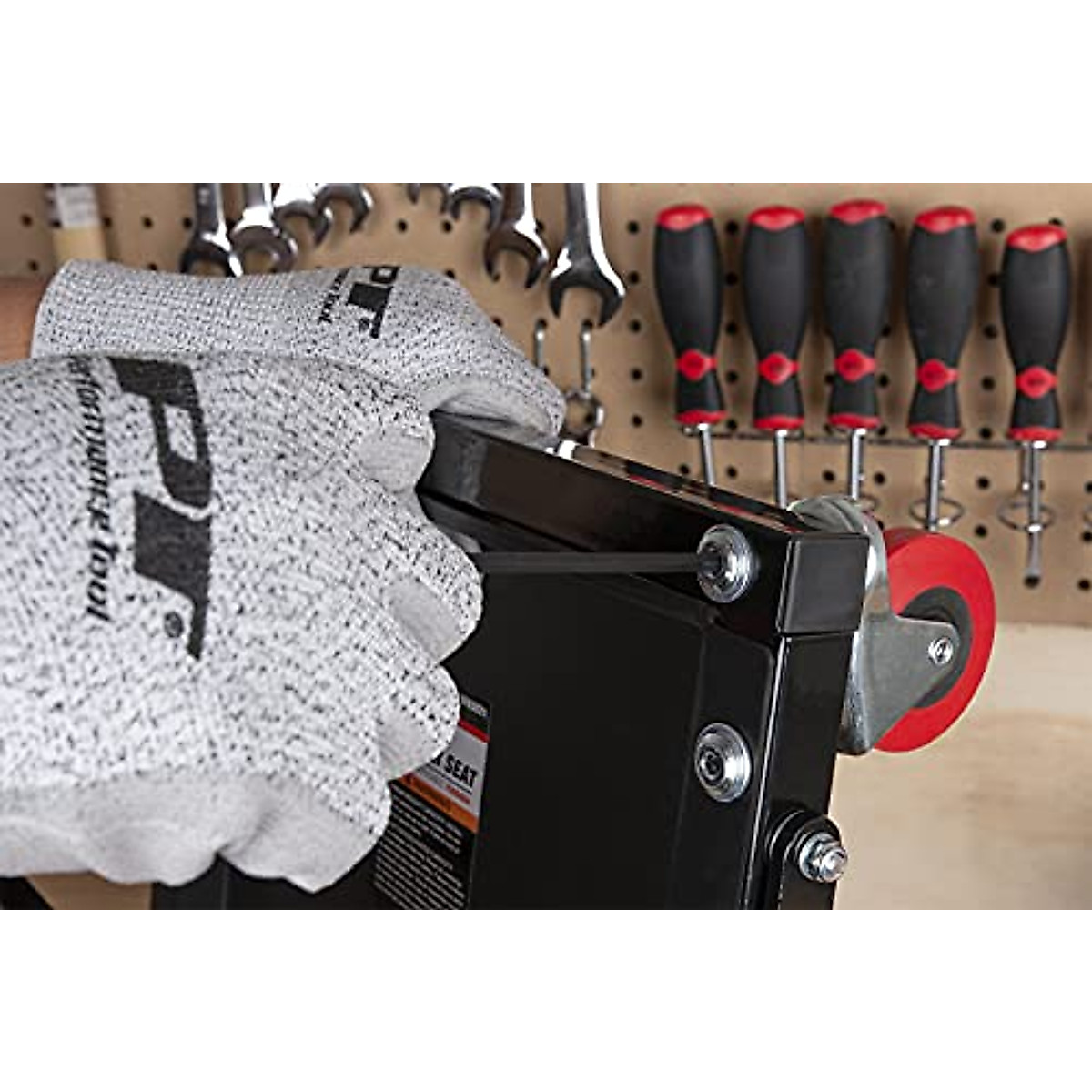 Performance Tool W80275 10-Piece Metric T-Handle Allen Wrench Set, Long Arm Hex Key Wrench Set