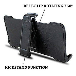 [2 Pack] iPhone 11 Pro Max (6.5") Replacement Belt-Clip Holster Compatible with Otterbox Defender Series Case