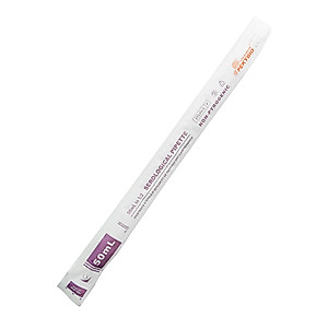 PEKYBIO Polystyrene Serological Pipettes Individually Wrapped Sterile Plastic Graduated Pipette 50ml, Pack of 50