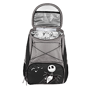 ONIVA - a Picnic Time brand - Disney Nightmare Before Christmas Jack PTX Backpack Cooler - Soft Cooler Backpack - Insulated Lunch Bag, (Black with Gray Accents)