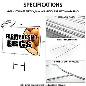 Currency Exchange 5 Pack of 18" x 24" Yard Sign & Stake | Advertise Your Business | Stake Included Image On Both Sides | Made in The USA