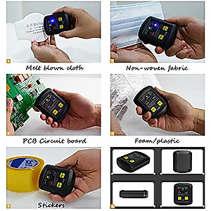 Hand-held Static Meter, Positive & Negative Dual Indicator Tester, 100v-20kv Non-Contact Electrostatic Field Testing Tool for Fiber Yarn Fabric Carpet Board Paper Rubber