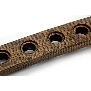 Barrel-Art bourbon stopper and cork display/bourbon cork holder/Fits Blanton's stoppers/With Metal (Dark Walnut)