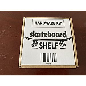 SkateShelf Skateboard Industrial Pipe Floating Shelf (Longboard)