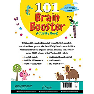 101 Brain Booster Activity Book : Fun Activity Book For Children (101 Fun Activities)
