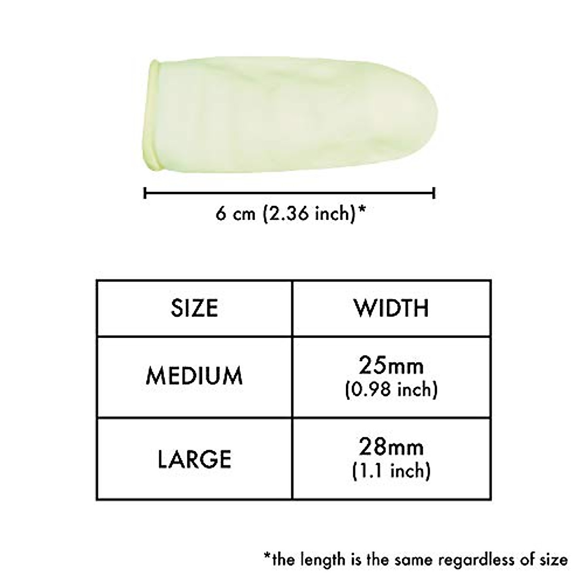 Disposable Latex Finger Cots 200pcs (Large), Anti-Static Rubber Fingertips Protective Finger Gloves Applicators for Electronic Repair, Painting, Jewelry Cleaning