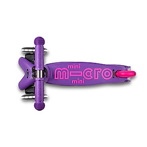 Micro Kickboard | Mini Deluxe LED | Three-Wheeled | Lean-to-Steer Swiss-Designed Micro Scooter | Motion-Activated Light-Up Wheels | Toddlers & Children Ages 2-5"