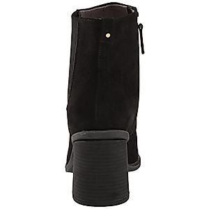 Dr. Scholl's Shoes Women's Ride Away Mid Shaft Boots Calf, Black Fabric, 9