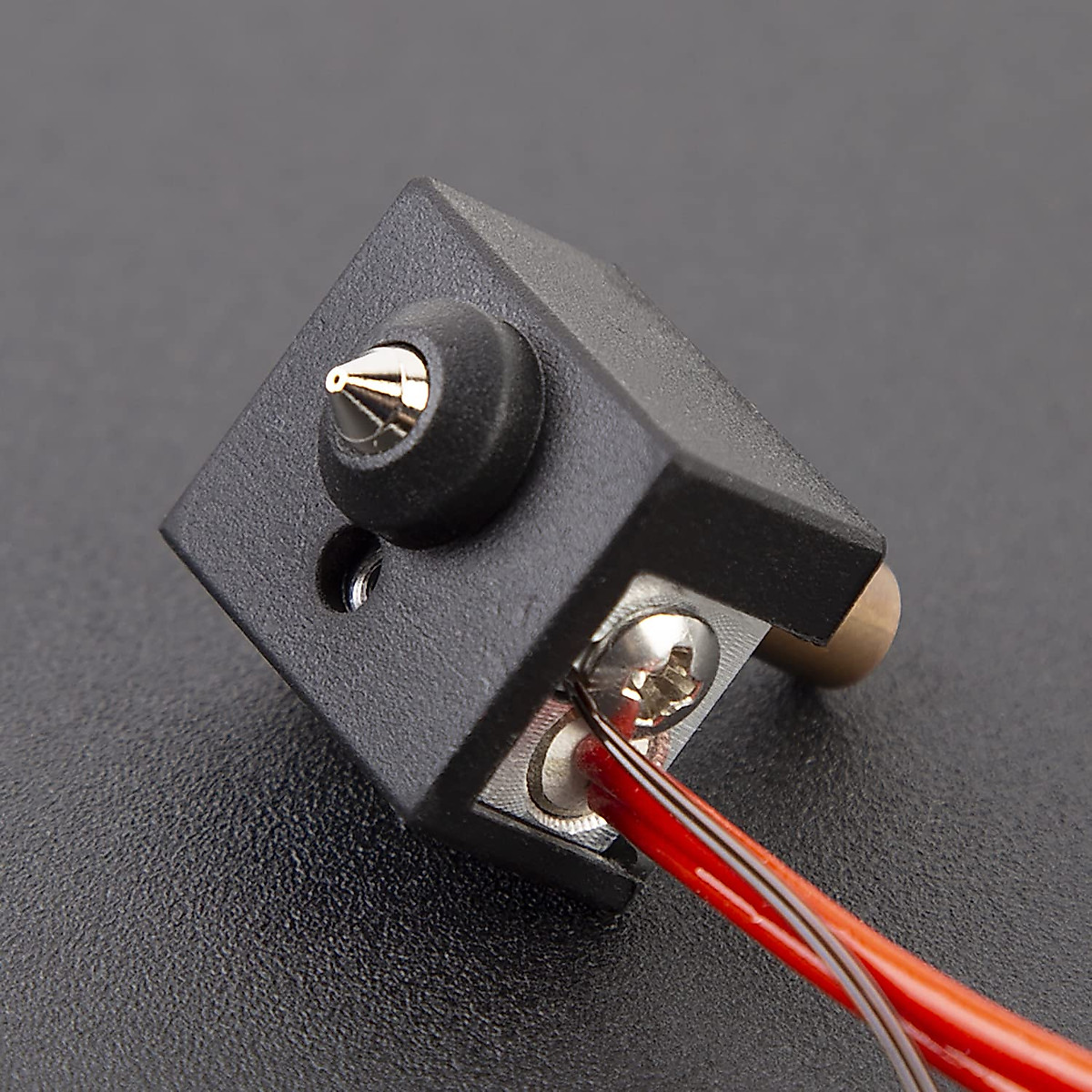 Creality Official Sprite Extruder Upgrade Heater Block Kit High Temperature Pro 300℃ Titanium Heatbreak Plated Copper Nozzle Compatible with Creality Ender 3 S1/Ender3 S1 Pro/CR10 Smart Pro