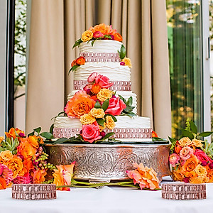 10 Yards Bling Wrap Ribbon Rhinestone Diamond Ribbon Rose Gold Bling Wrap Acrylic Wrap Mesh for Wedding Cakes Birthday Decorations, Baby Shower and Craft Project (Rose Gold,2 Row)