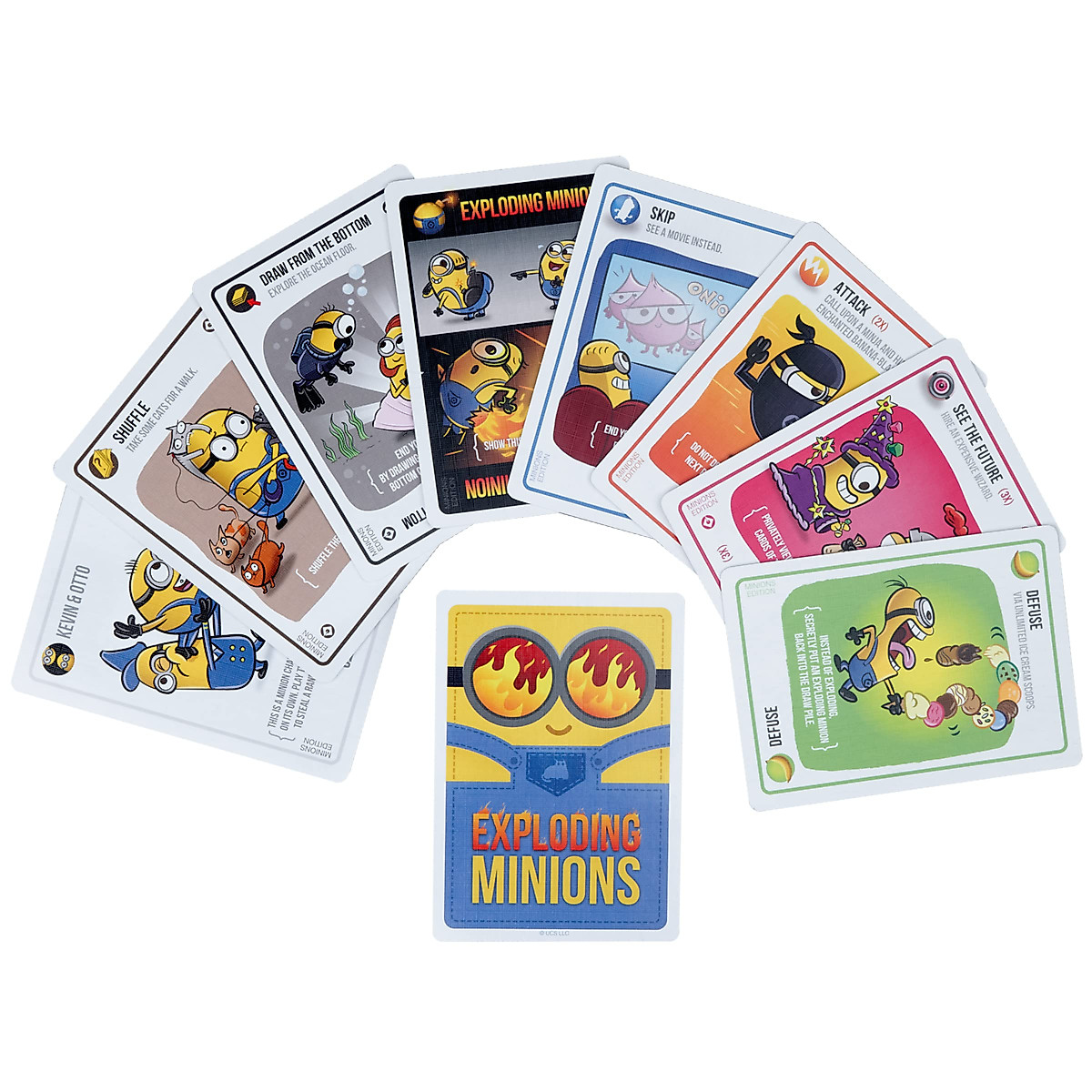 Exploding Minions by Exploding Kittens - A Russian Roulette Card Game, Easy Family-Friendly Party Games - for Kids, Teens & Adults - 2-5 Players