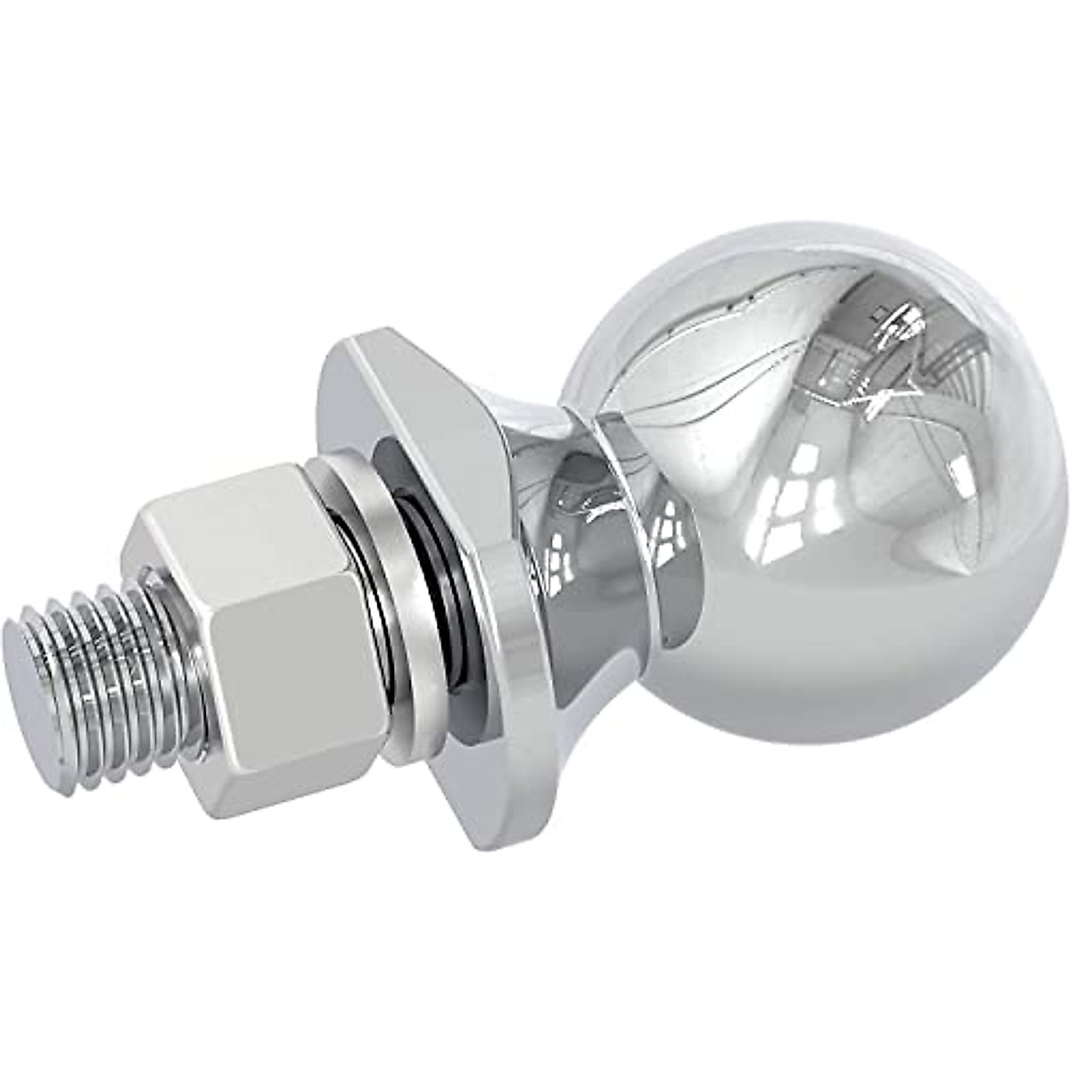 BIG RED ATRLY3113R Torin 2" Diameter Trailer Hitch Ball: 3 Ton (6,000 lb) Capacity