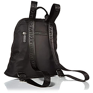 Calvin Klein Georgina Nylon Organizational Backpack, Black