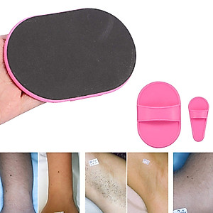 Depilator Pads, Portable Depilation Sanding Tool Set for Bikini, Legs, Facial, Armpits, Arms