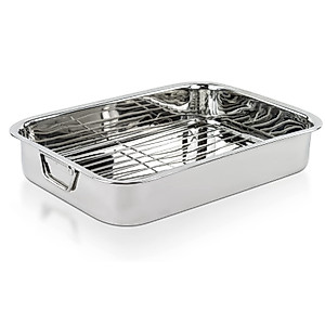 Lexi Home Stainless Steel LasagnaRoasting Pan