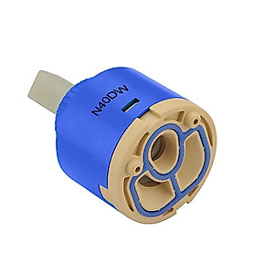 CUPC/NSF/IAPMO Certified N40DW 40mm Faucet Ceramic Disc Cartridge Replacement for SIngle Handle Faucets