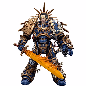 JOYTOY 7-inch Warhammer 40K 1/18 Action Figure, Ultramarines Primarch Roboute Guilliman Collection, Gift for Action Figure Lovers & Collectors Above 15 Years Old