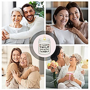 Day Gifts, Gifts for Dad Mom from Daughter Son, Vanilla Scented Candles, Gifts for Mom Dad, Best Mom Dad Gifts, Funny Birthday Gifts for Mom, Dad, Mother, Father, Funny Scented Candles(9oz)